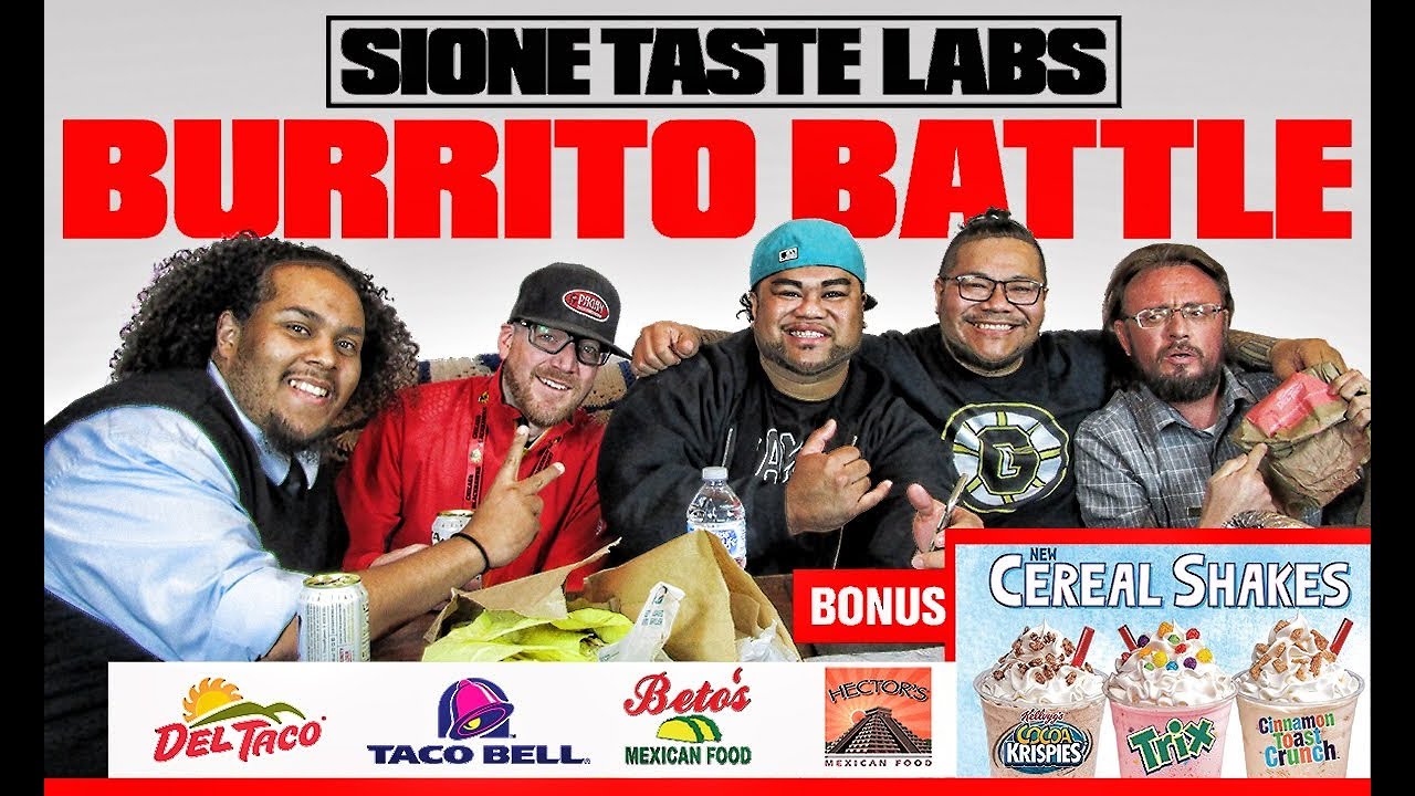 Burrito Battle! Hectors vs Betos vs Del Taco vs Taco Bell - YouTube