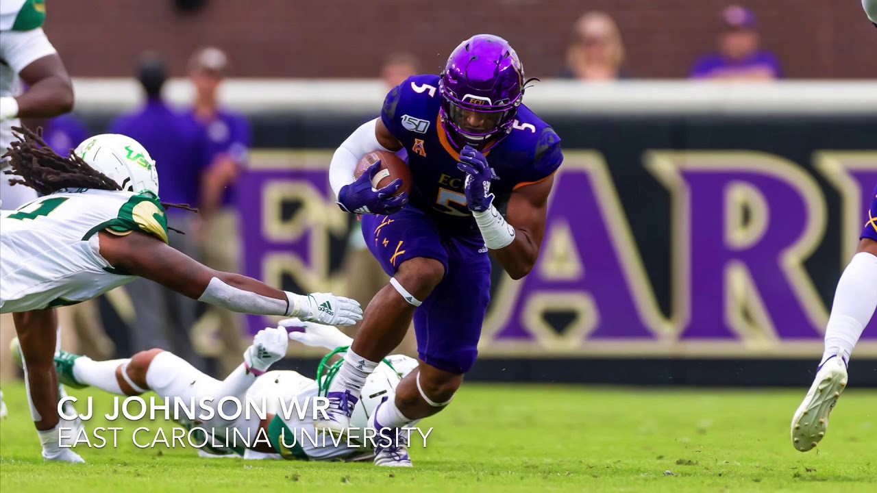 CJ Johnson ECU | Playmakers in 2019 | Life and Football - YouTube