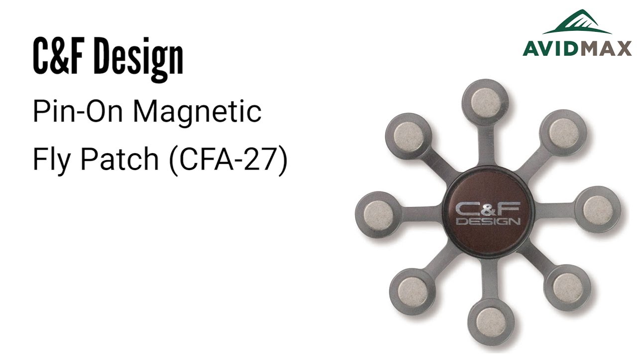C&F Design Pin-On Magnetic Fly Patch (CFA-27) Review | AvidMax - YouTube
