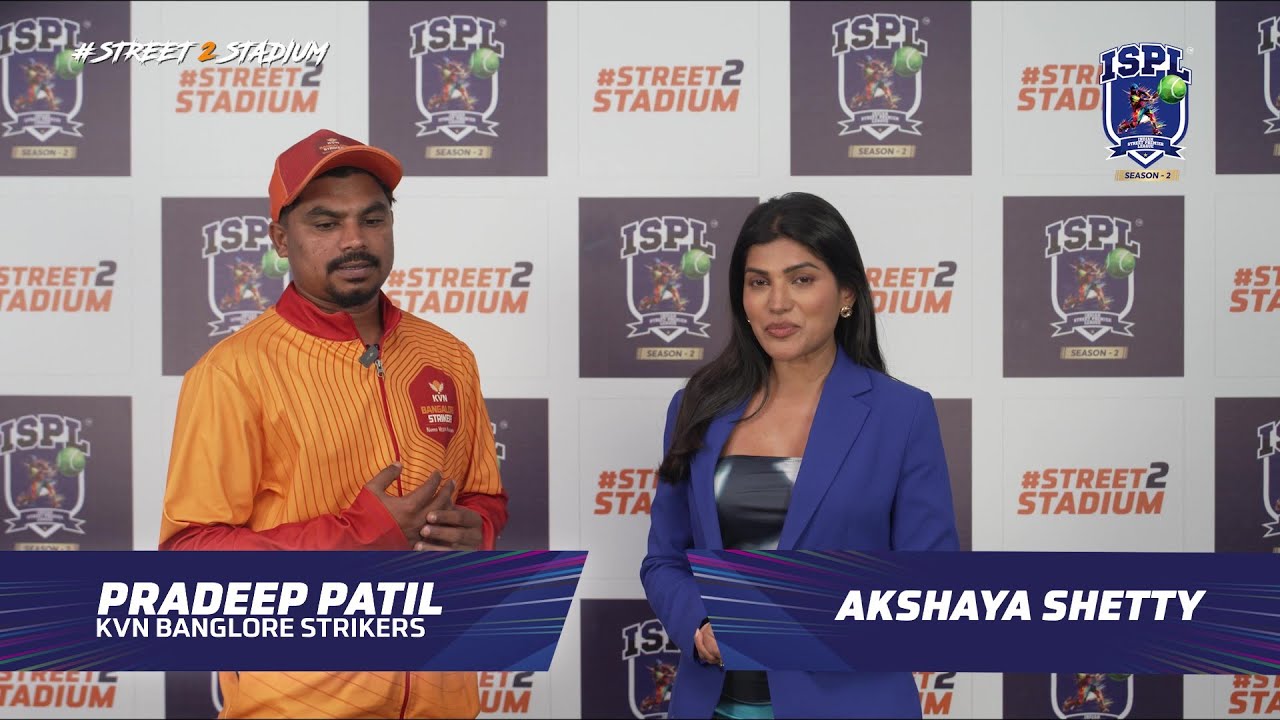 Inspiring Heroes - Pradeep Patil | KVN Bangalore Strikers | ISPL Season ...