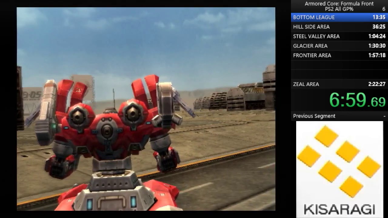 (RTA/Test Run) Armored Core Formula Front (PS2 ALL GPs) - YouTube