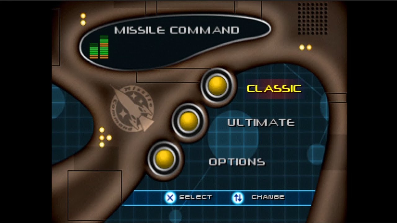 Missile Command - Sony PlayStation - Intro & Title Screen - YouTube