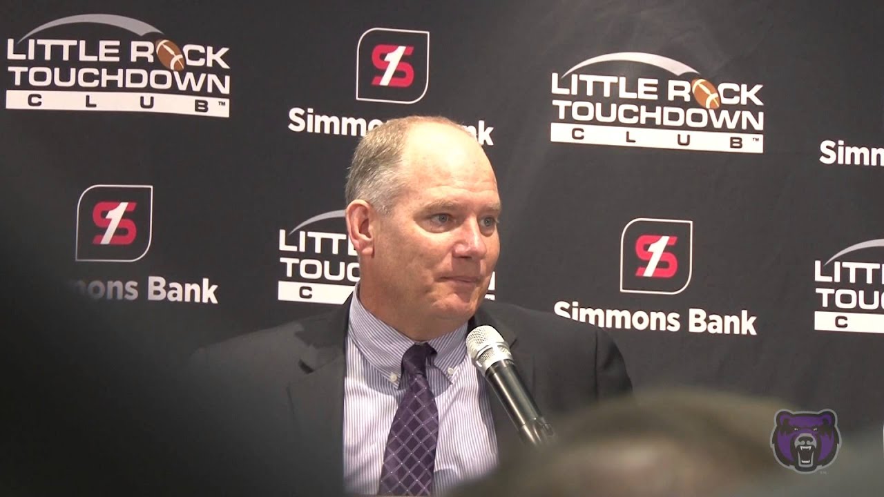 Football: Steve Campbell Speaks To The Little Rock Touchdown Club - YouTube