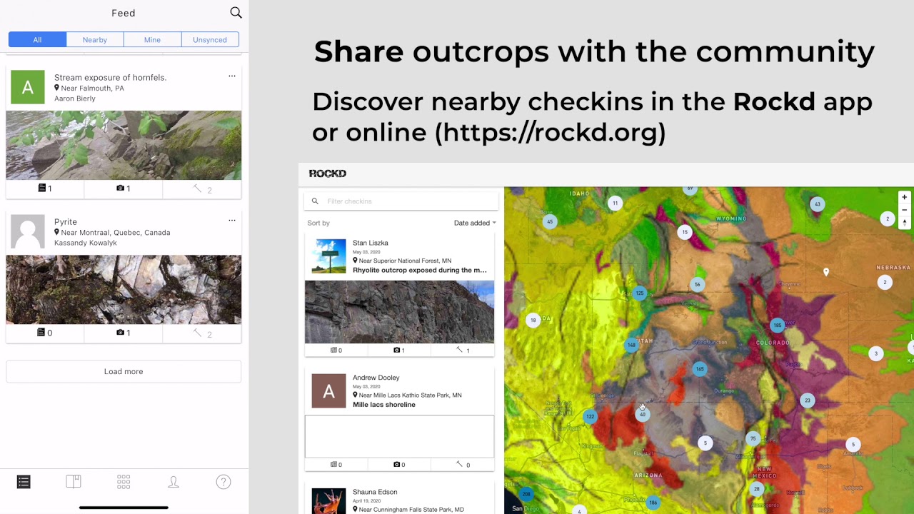 Rockd Mobile App Demo - YouTube