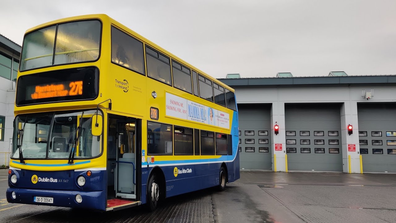 A Ride On Dublin Bus Alexander Dennis Volvo ALX400 B7TL (AX547) on ...