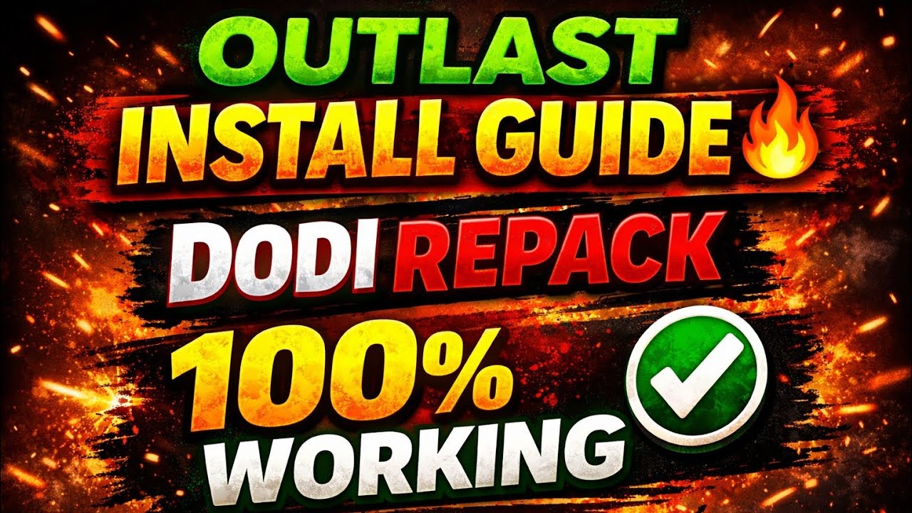 How to properly install the outlast 1 from Dodi repack | #tamil #gaming ...