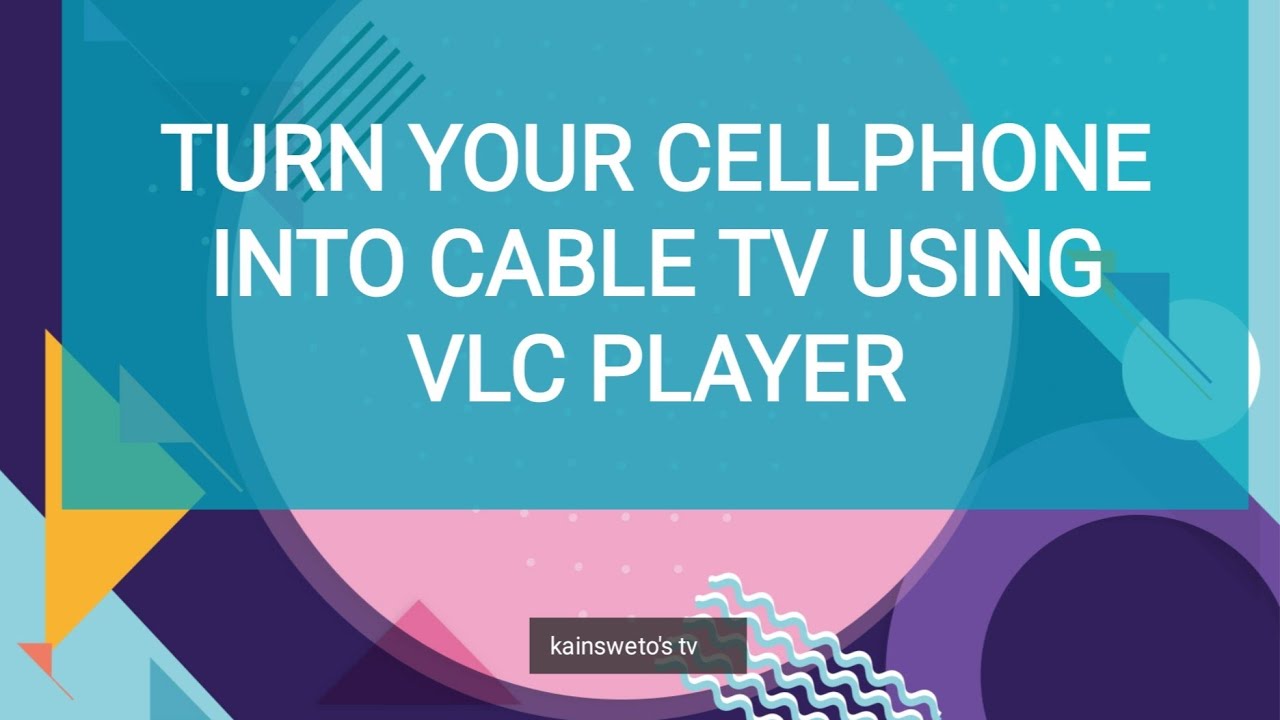 TURN YOUR CELLPHONE INTO CABLE TV USING VLC PLAYER. #viral #tutorial # ...