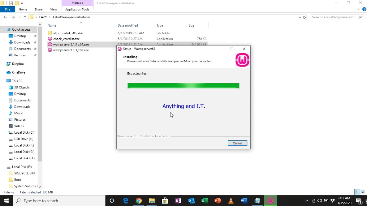 Installing Wamp Server Youtube