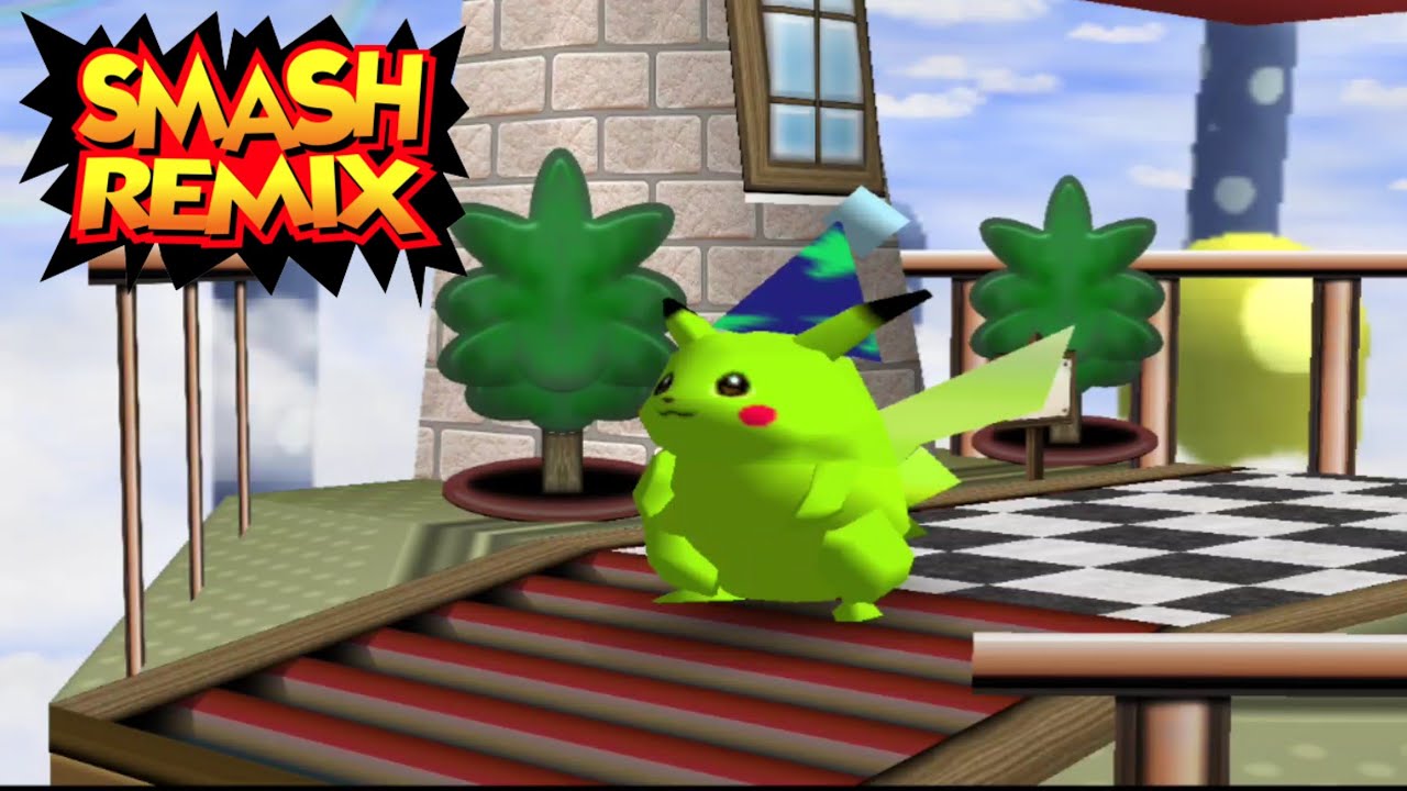 Super Smash Bros Remix HD Textures Classic Mode Very Hard Pikachu ...