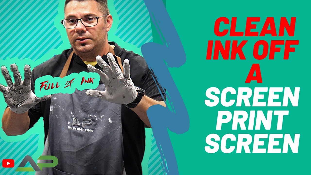 How To Clean Screen Print Ink Screen Printing For Beginners Clean Ink how-to-clean-screen-print-ink-screen-printing-for-beginners-clean-ink