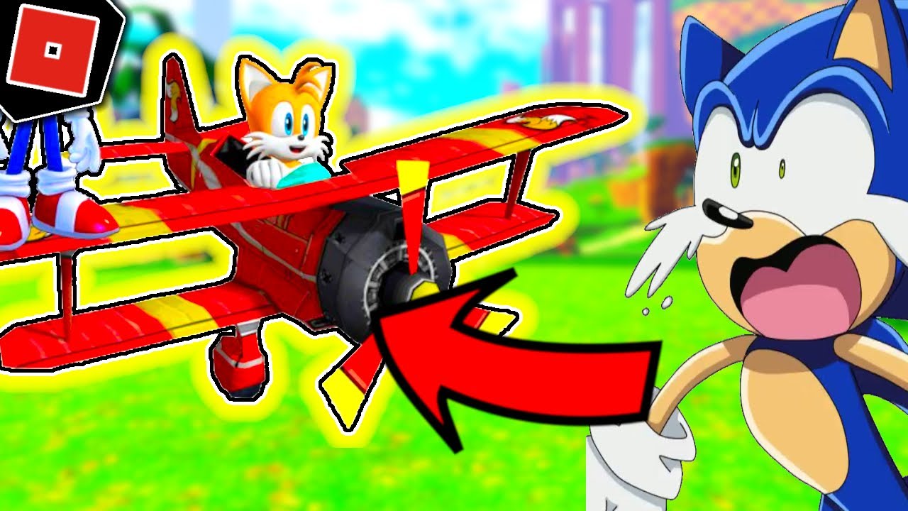 ROBLOX *NEW* FLYING CLASSIC TAILS PLANE (SONIC SPEED SIMULATOR) - YouTube