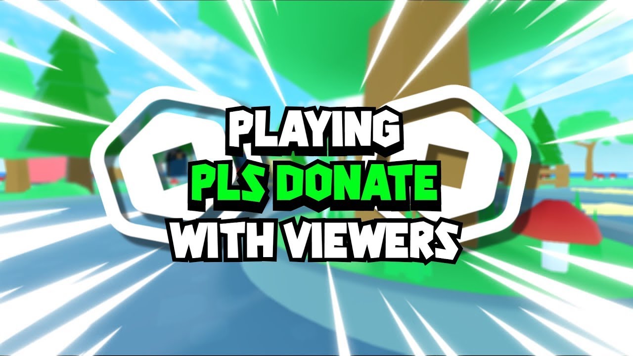 Pls donate live stream|donating robux - YouTube