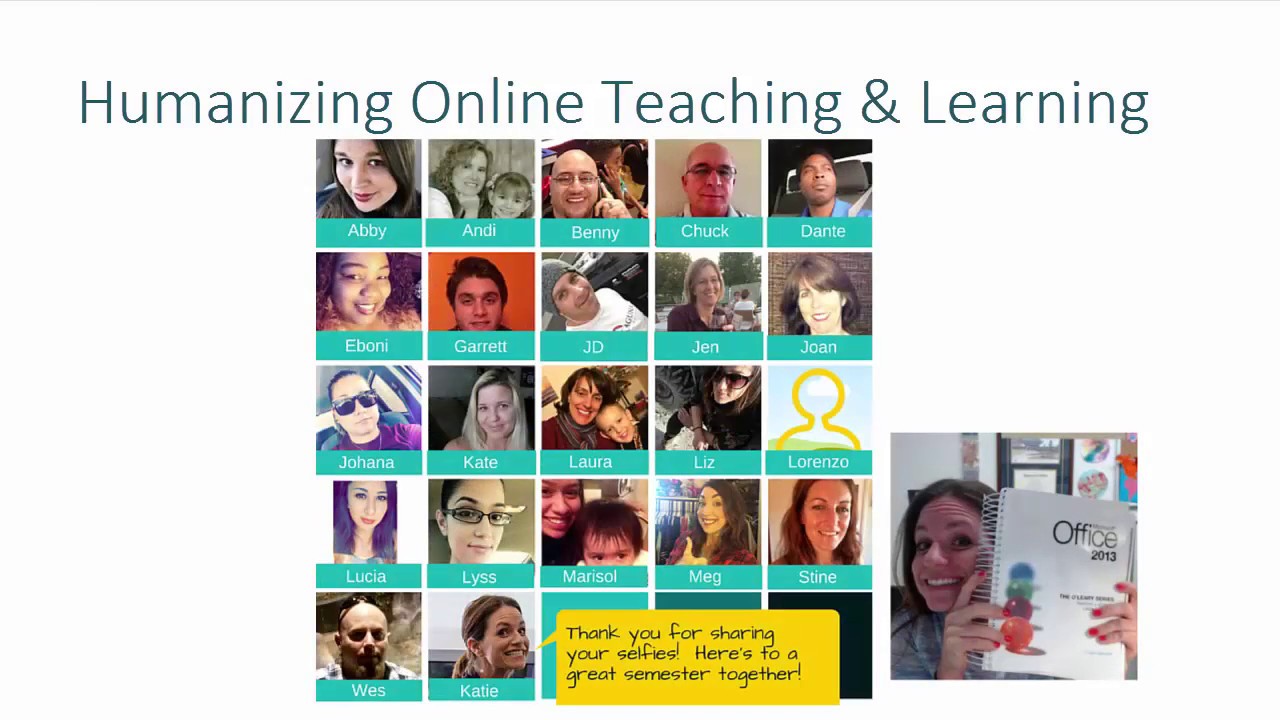 Humanizing our Online Teaching and Learning - YouTube