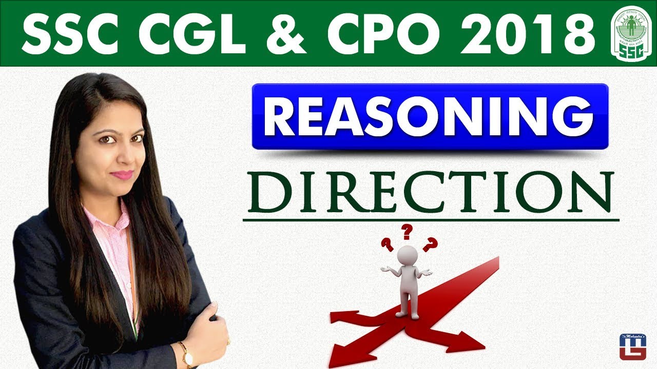 Direction | Reasoning | SSC CGL | CPO 2018 - YouTube