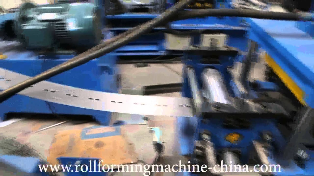 Unistrut Channel Forming Machine - YouTube