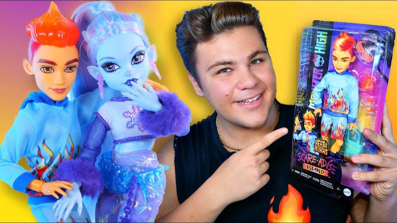 ХИТ БЕРНС G3 🔥 Огненный парень Monster High Heath Burns Scare-Adise ...