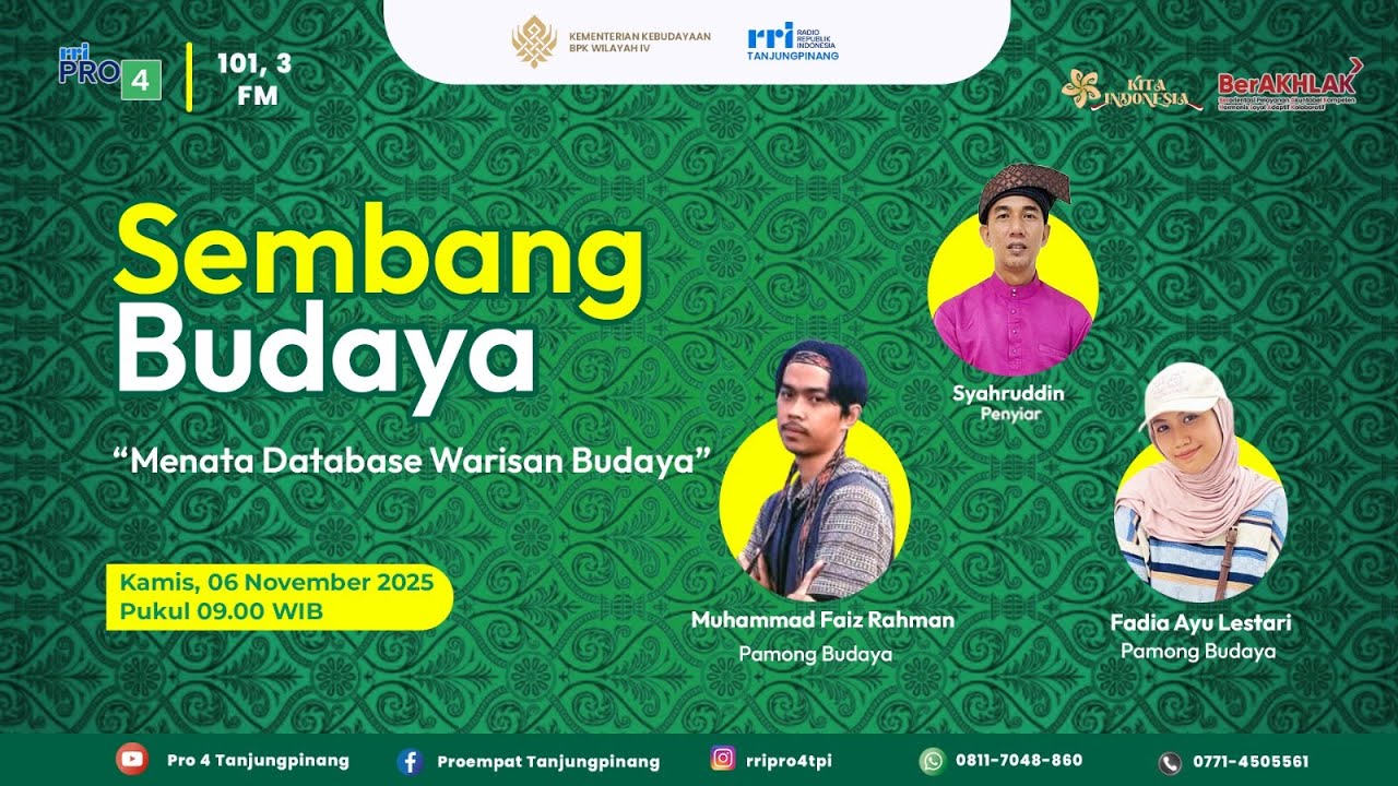Sembang Komunitas : Menata Database warisan Budaya. - YouTube