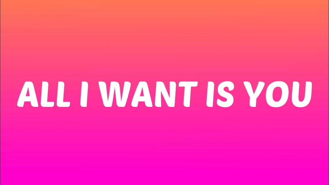 All I Want Is You – A Heartfelt Love Song That Speaks to the Soul ...