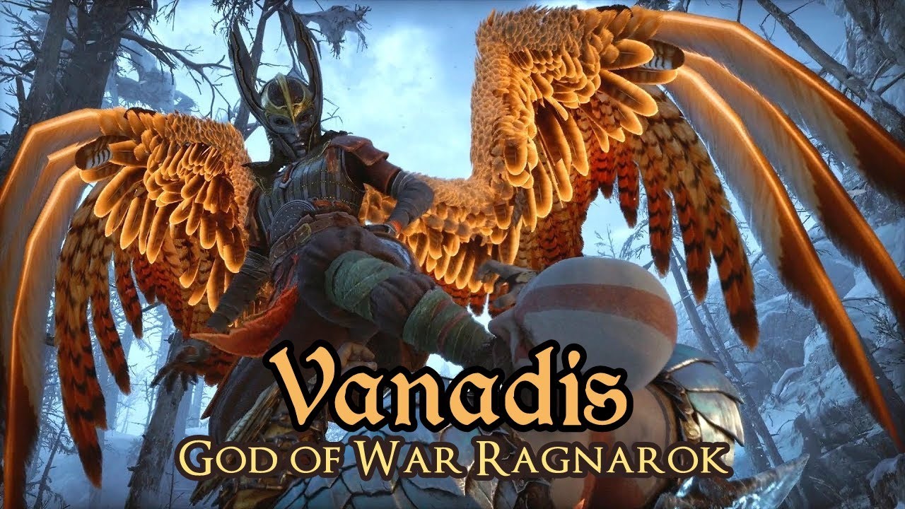 God of War Ragnarok - Vanadis boss fight (GMGOW) - YouTube
