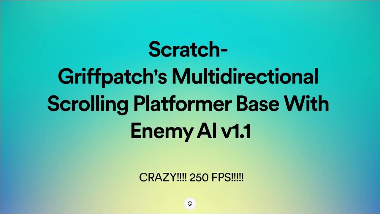 Griffpatch's Scrolling Platformer Base but 250 FPS!! - YouTube