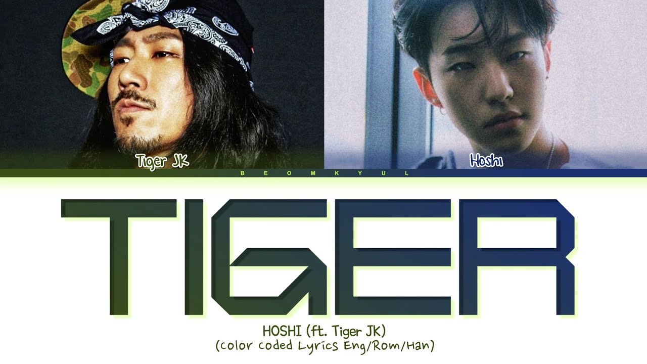 HOSHI Tiger (ft. Tiger JK) Lyrics (Color Coded Lyrics) - YouTube