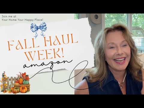 FALL HAUL WEEK! 🍁 EXCLUSIVE AMAZON FALL FAVES! GRAND MILLENNIAL FALL ...