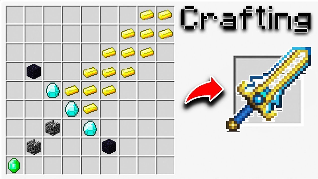 HOW TO CRAFT OP WEAPONS in Minecraft Pocket Edition - YouTube