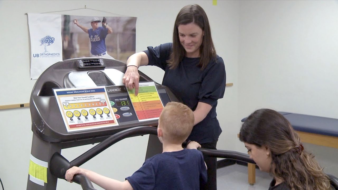 UB Ortho - Pediatric Treadmill Test - YouTube