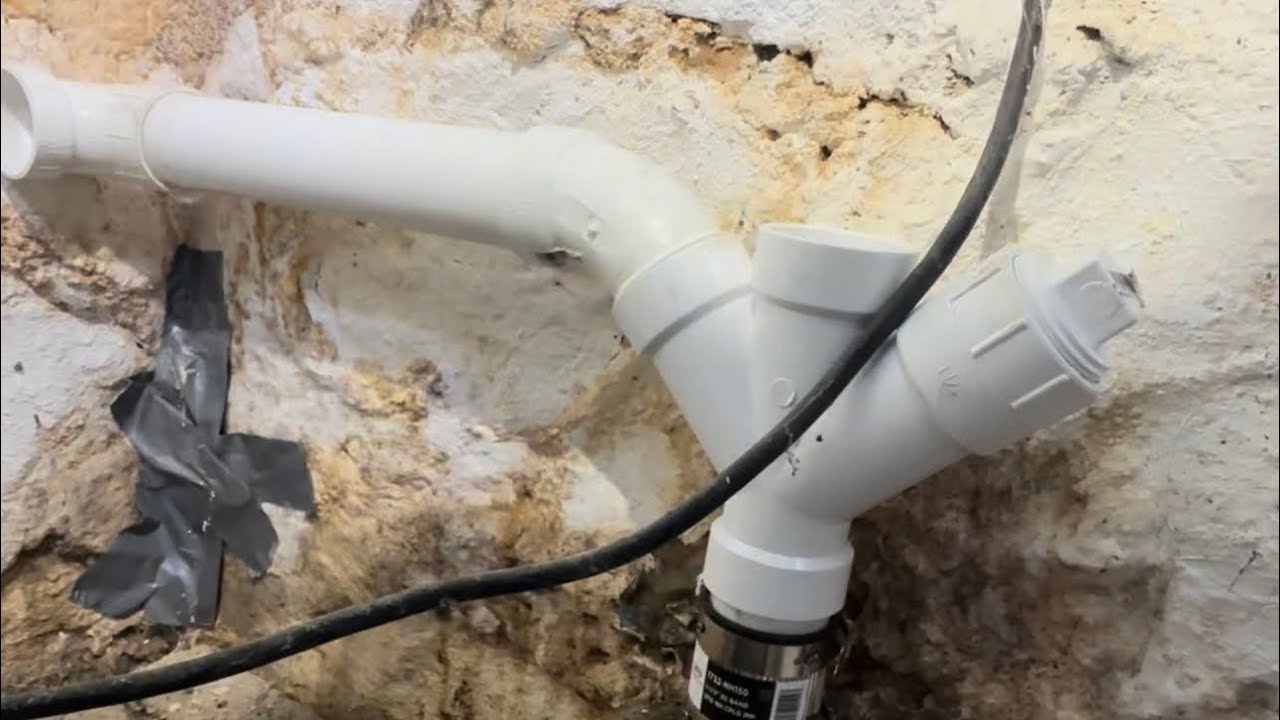 Secondary Drain Line Repipe and Drain Cleaning 💰😱 #plumber #diy # ...
