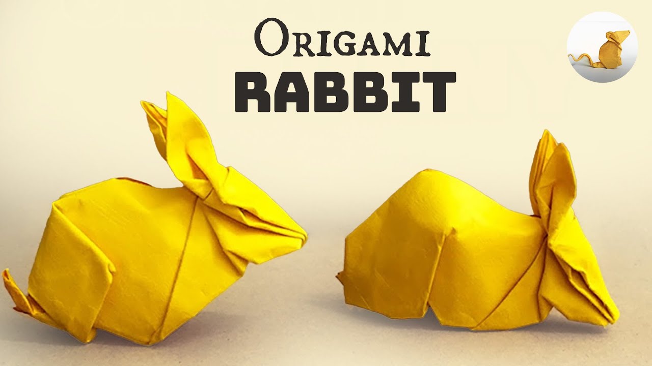 How To Make simple paper Rabbit | origami rabbit simple - YouTube