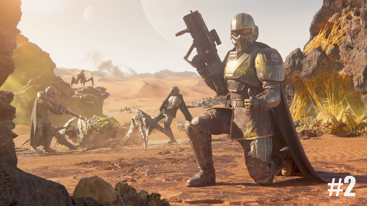 Let's Play HELLDIVERS 2 Part 2 [SOS Beacons Activated] - YouTube