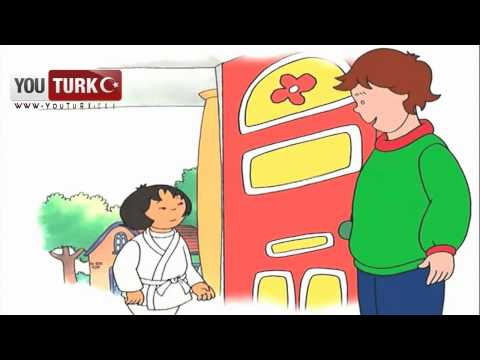 Caillou Türkce - Caillou Karate Yapmayi deniyor