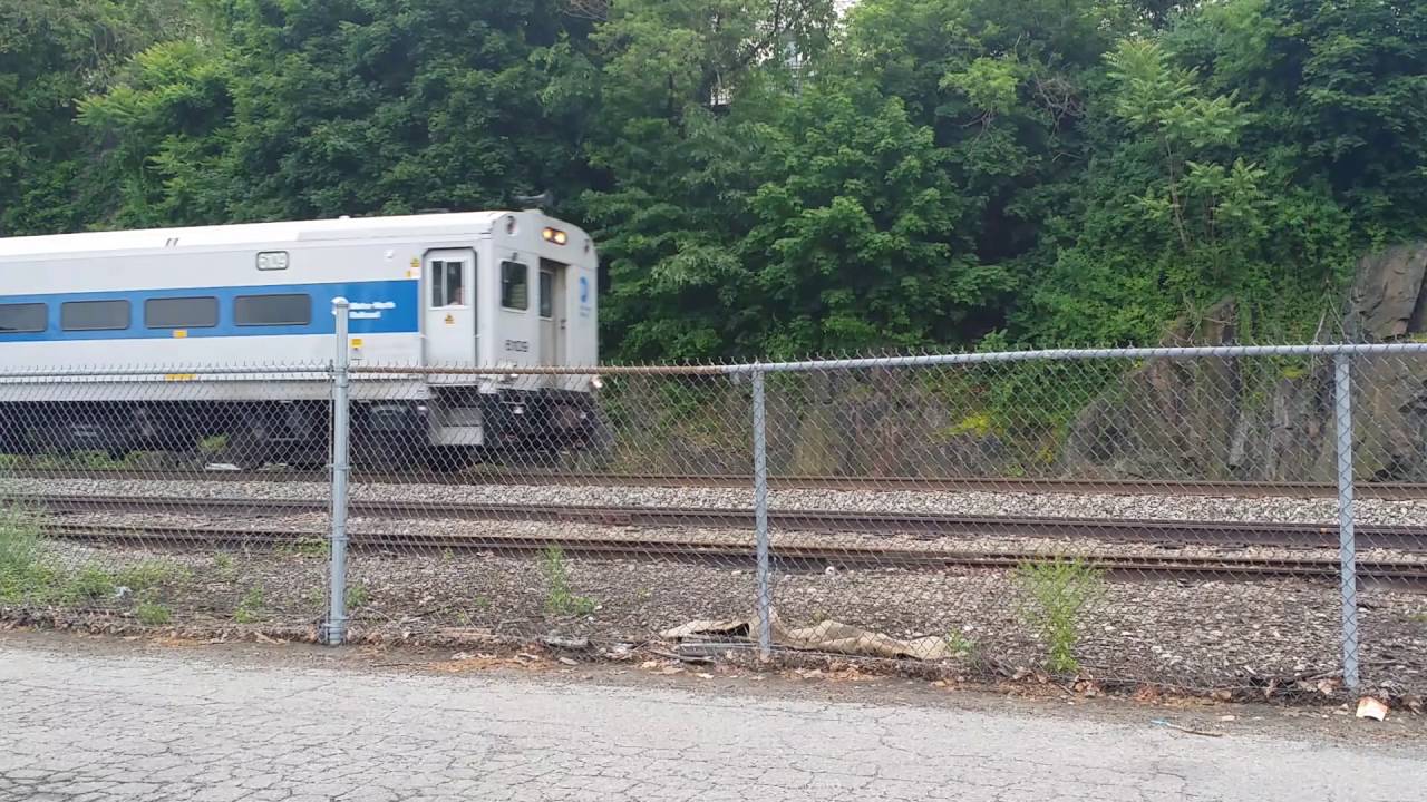 Grand Central Bound Metro-North Train Departs Peekskill Station - YouTube