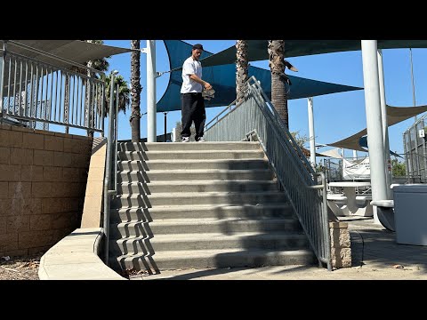 Can I switch frontside flip this 10 stair first try?