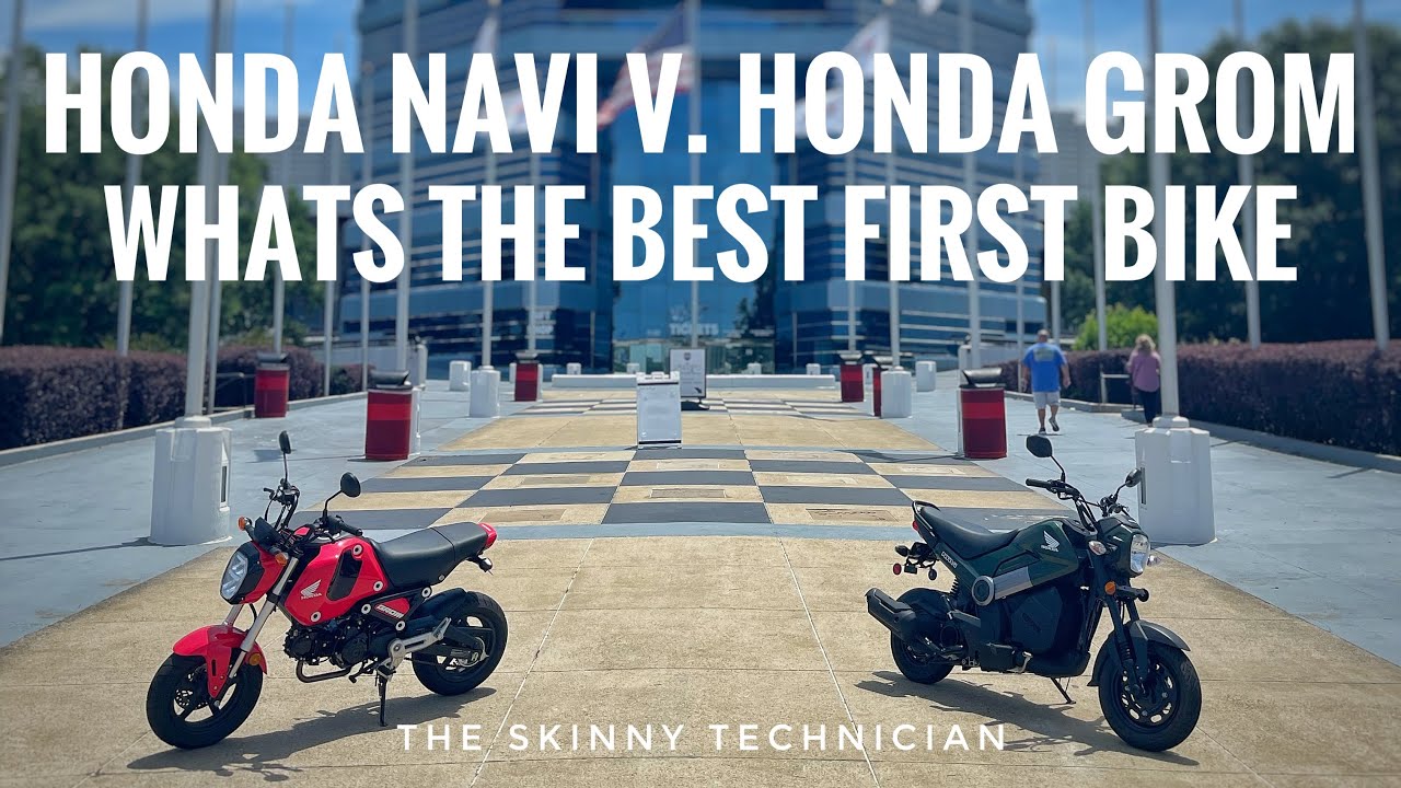 Honda Grom or a Honda Navi, What is The Best Starter Bike - YouTube