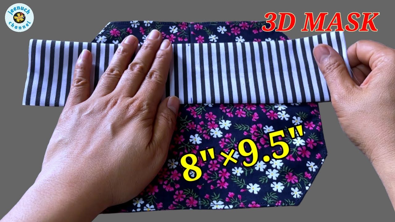 Very Easy🔥🔥3D Face Mask Sewing Tutorial | DIY Breathable Face Mask ...