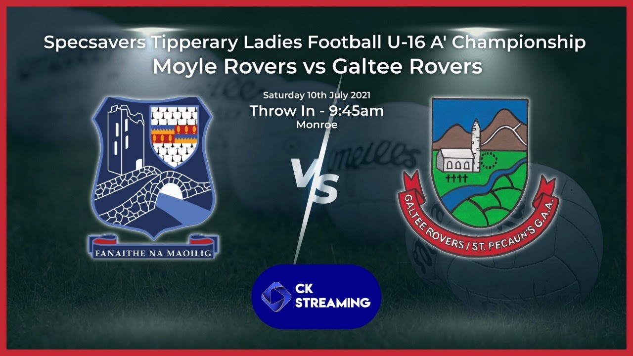 Moyle Rovers vs Galtee Rovers | Specsavers Tipperary Ladies Football U ...