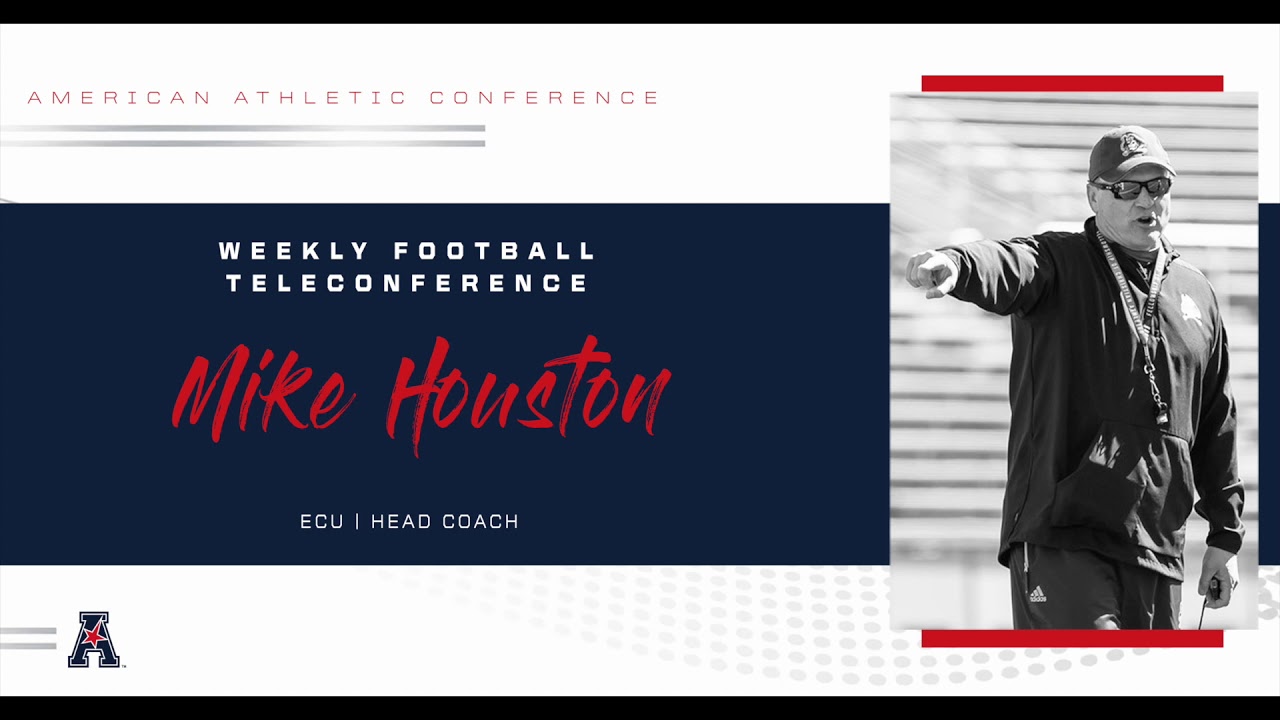 Football Teleconference Week 6 - ECU Head Coach Mike Houston - YouTube
