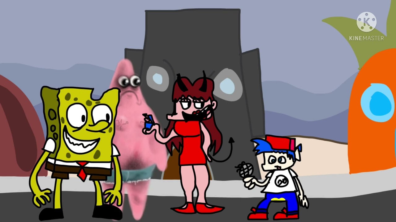 Fnf - Slendybob’s madness concept: SpongeBob SickPants vs Sick ...