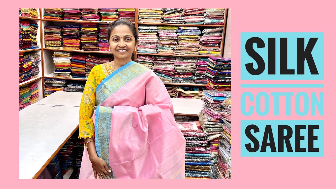 PURE SILKCOT SAREE ││PSR BROTHERS - YouTube