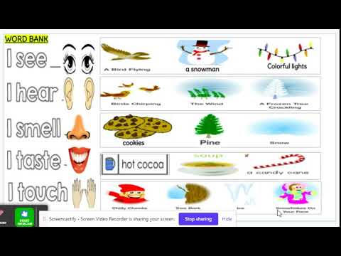5 Senses Winter Poem - YouTube