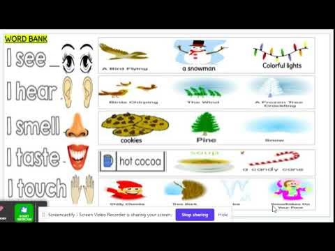 5 Senses Winter Poem - YouTube