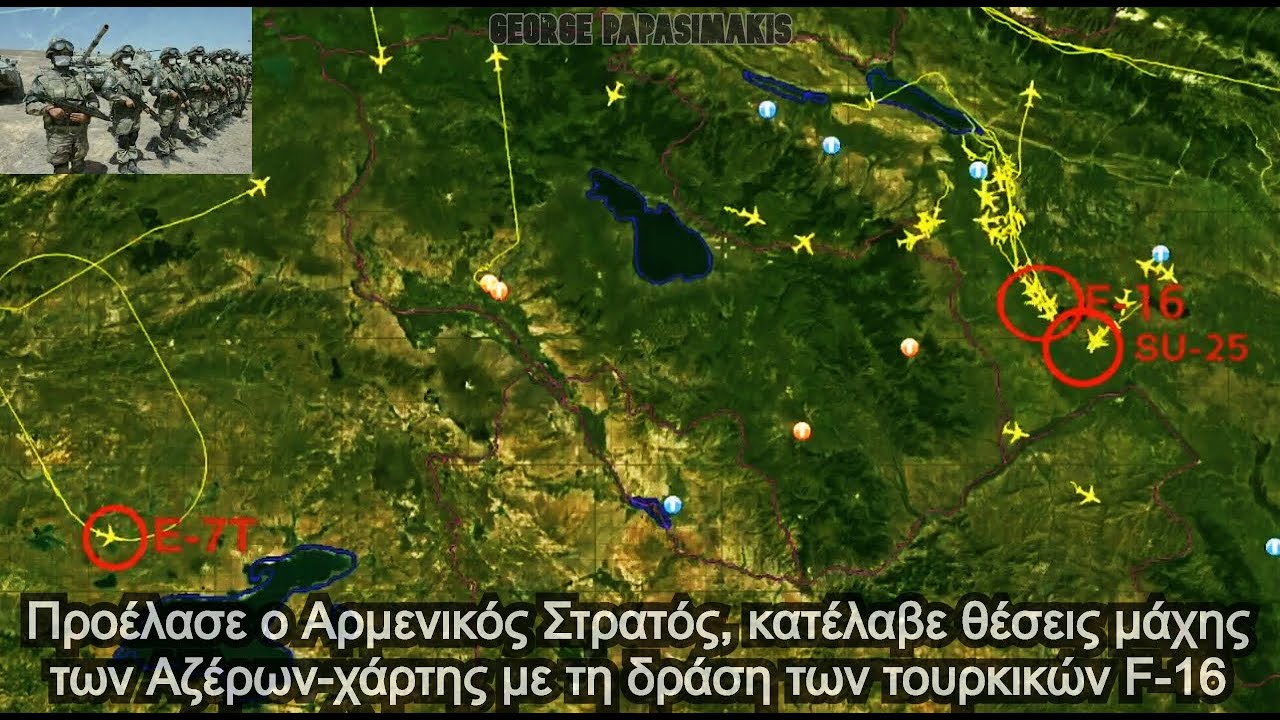 Προέλασε ο Αρμενικός Στρατός, κατέλαβε θέσεις μάχης των Αζέρων-χάρτης ...