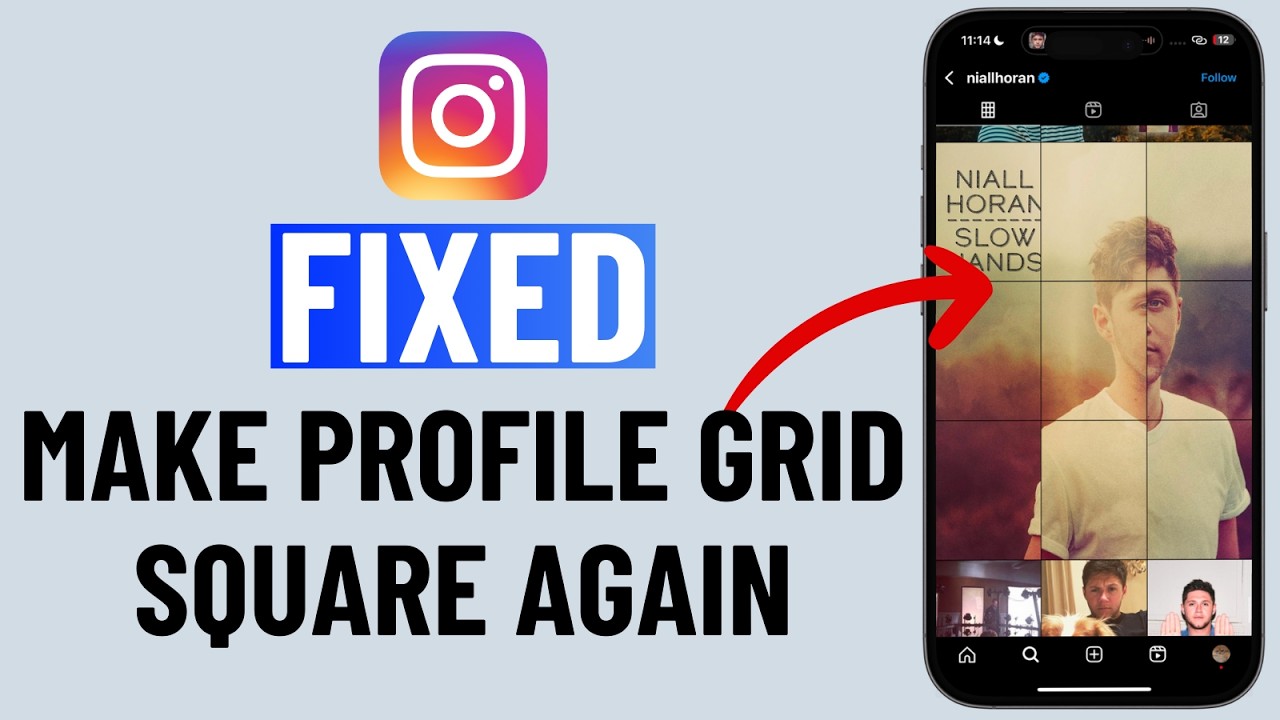 How to Make Your Instagram Profile Grid Square Again | Fix Rectangular ...