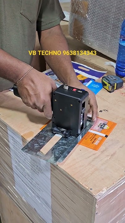 Handy Inkjet Mrp Coding Machine - YouTube