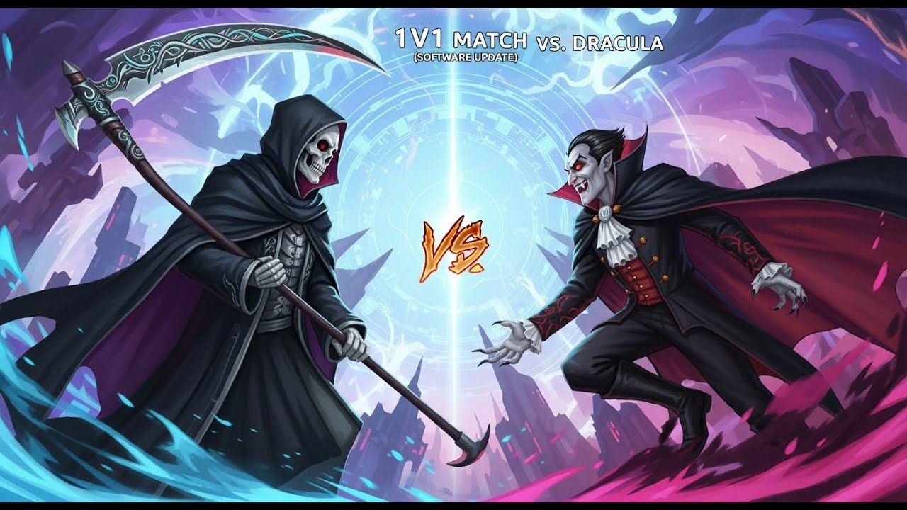 1V1 MR DEATH VS MR DRACULA PROPER SOFTWARE UPDATE. - YouTube