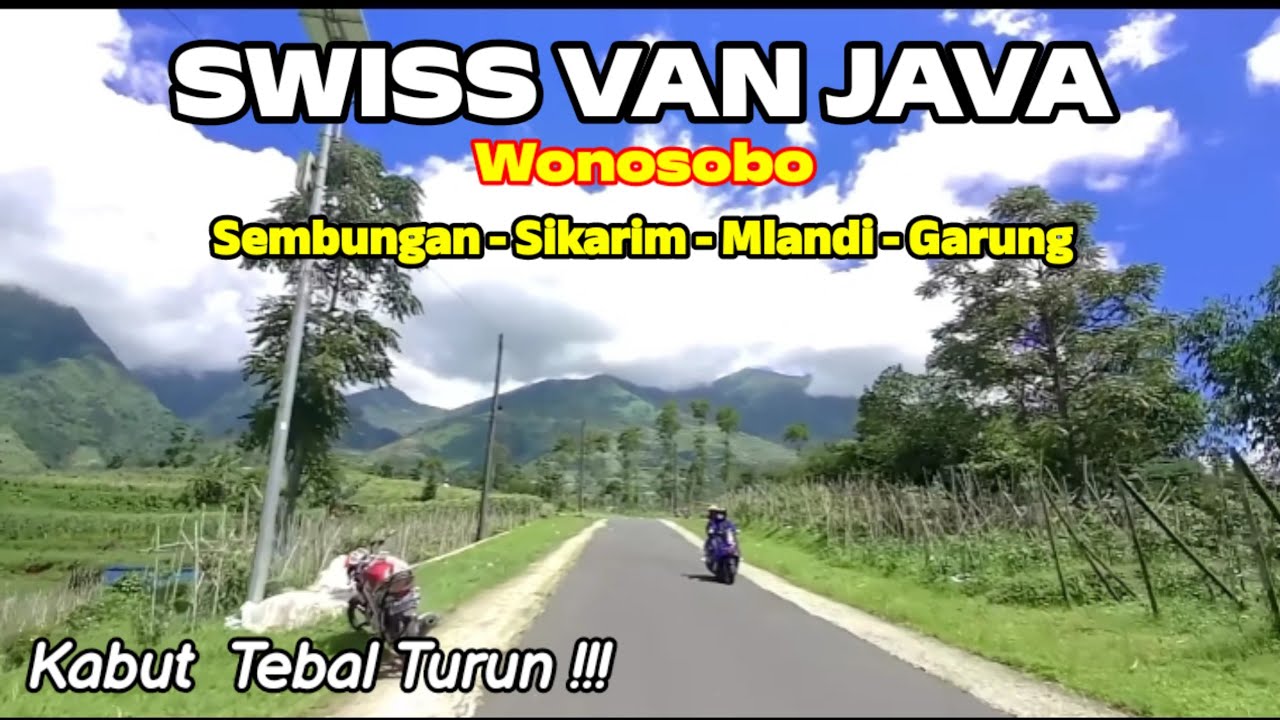 Wisata Jalan mirip SWISS VAN JAVA Wonosobo jalan exotic membelah Gunung ...