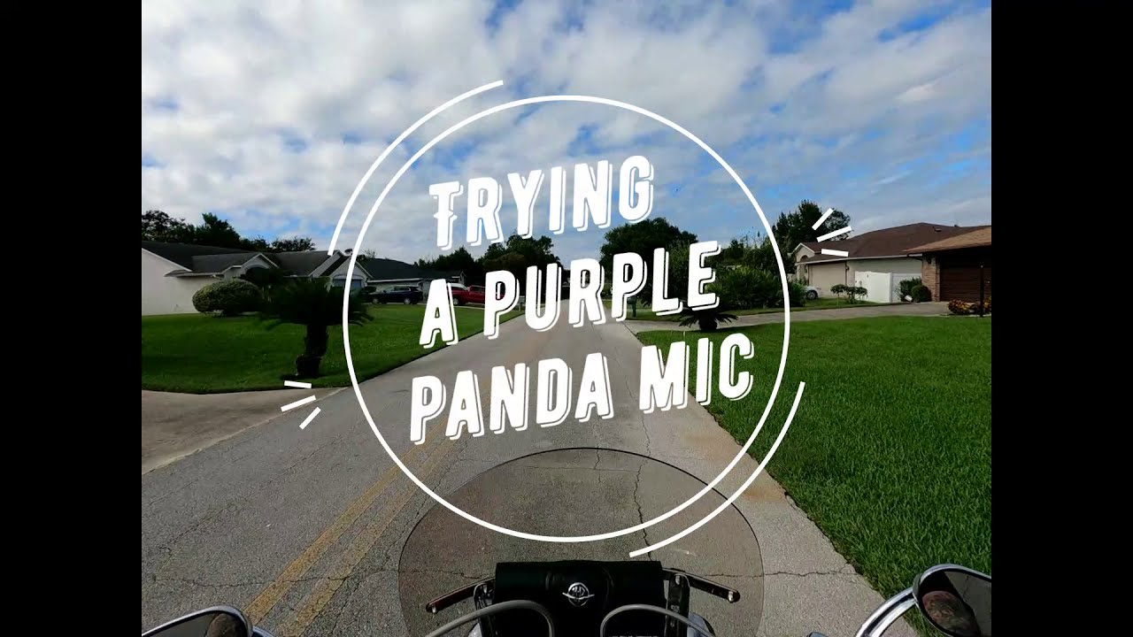 Trying the Purple Panda Mic - YouTube