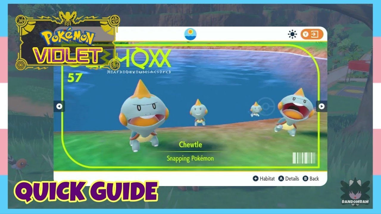 Where To Catch Chewtle In Pokemon Scarlet And Violet Location Quick