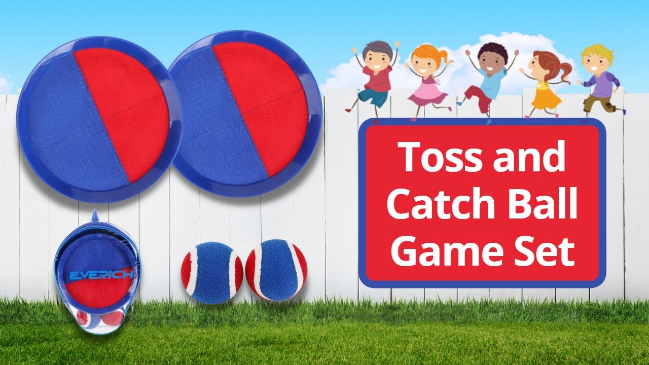 Toss And Catch Ball Game Set YouTube toss-and-catch-ball-game-set-youtube